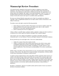 Manuscript review procedure. Вестник Академии права и управления ...